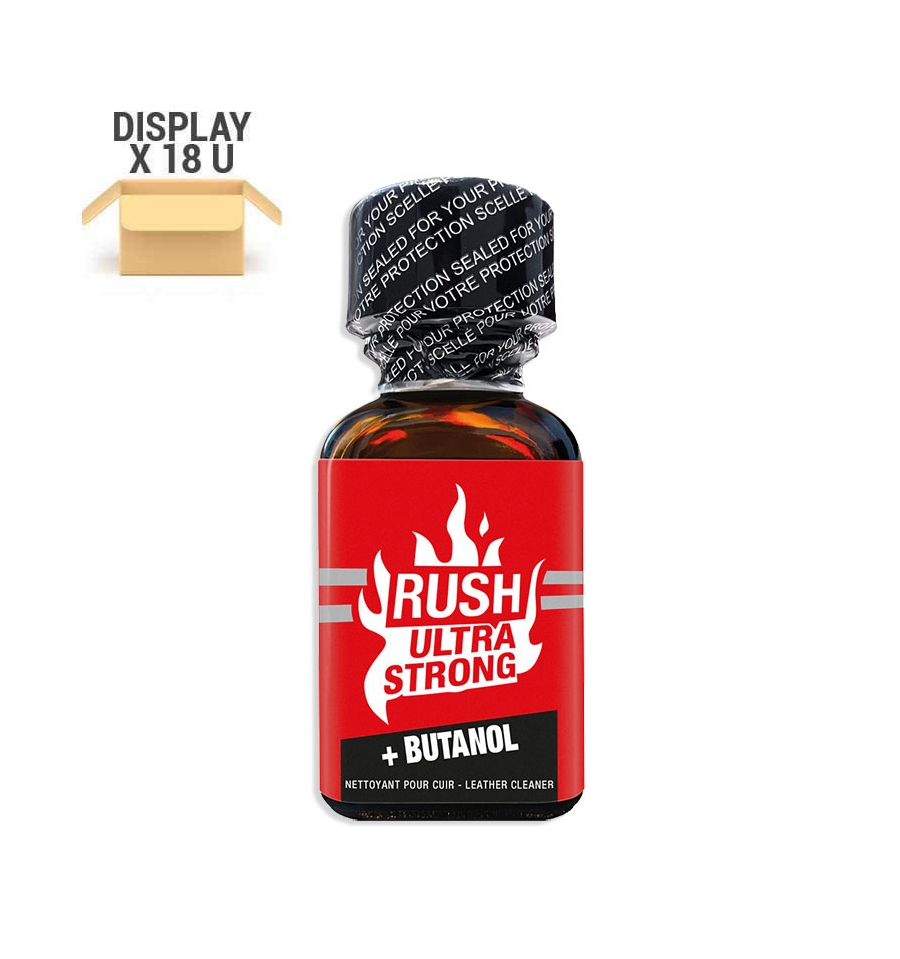 RUSH ULTRA STRONG BUTANOL 25 ML - POPPERS B2B